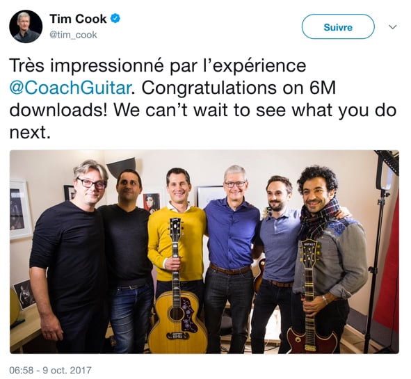 Coach Guitar permet d’apprendre à jouer de la guitare facilement ...